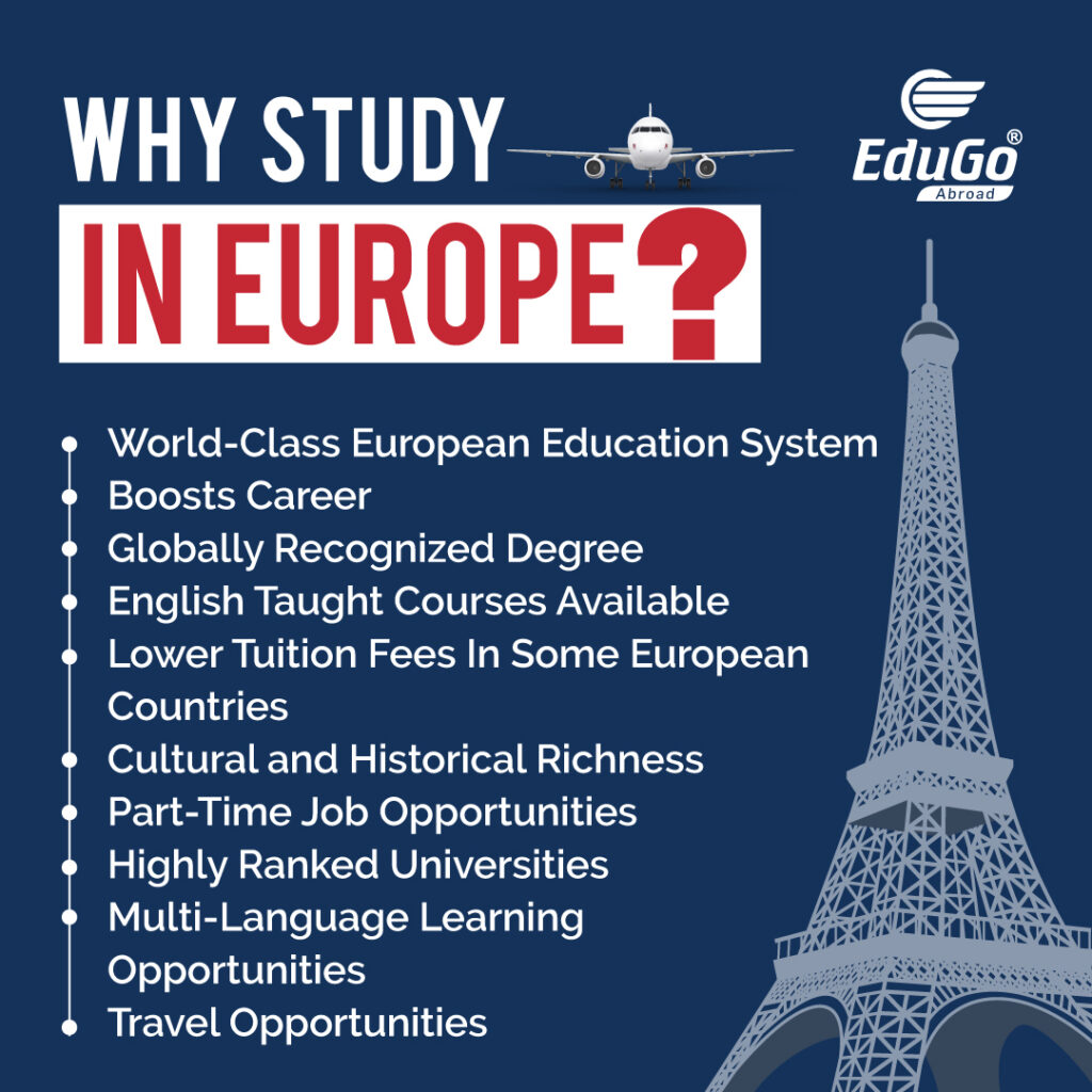 A Guide on Where to Study in Europe In 2024-25